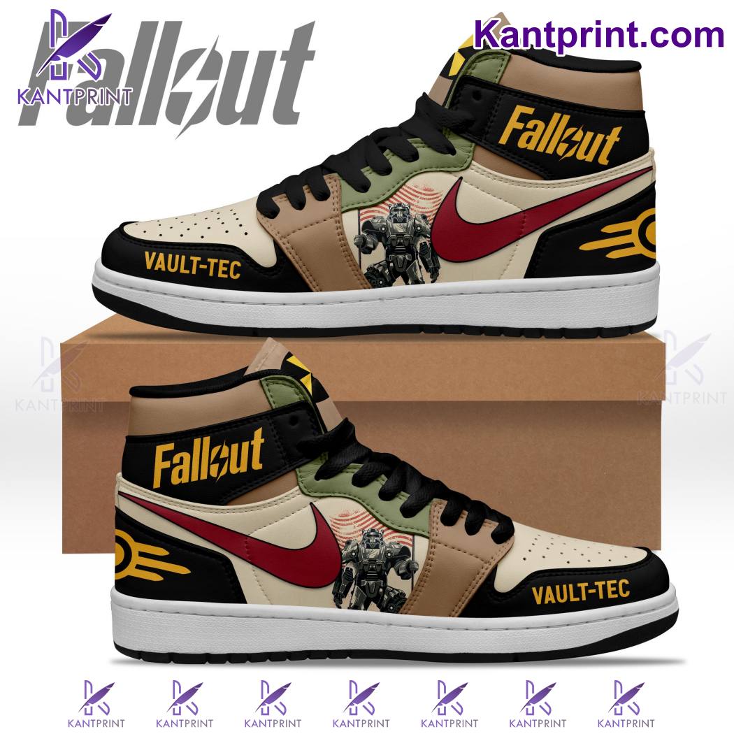 Fallout Vault-tec Xtra Sneaker Boot HG Sneaker Fashion Sport Gift For ...