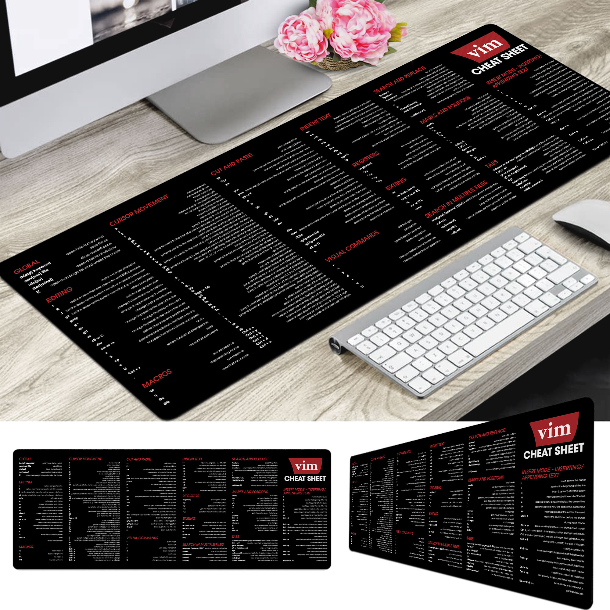Vim Cheat Sheet Mousepad For Beginner, Vim CheatSheet For Software ... Vim Cheat Sheet Mousepad For Beginner, Vim CheatSheet For Software ...